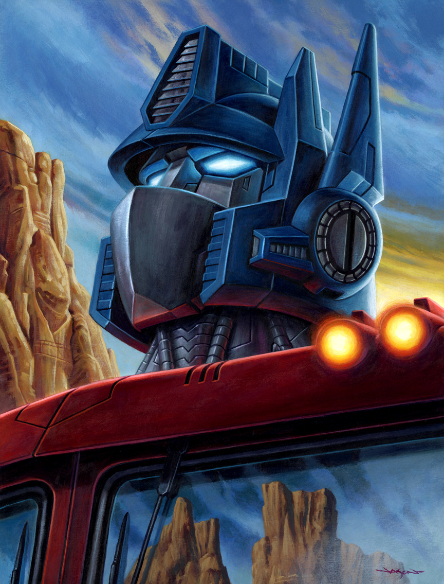 Transformers Optimus sm - Jason Edmiston