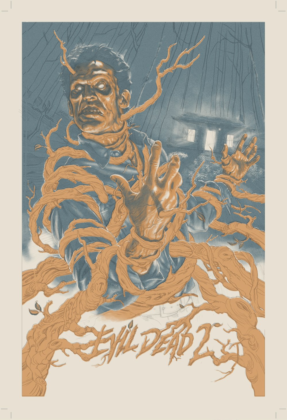 EVIL DEAD 2 SCREEN PRINT - Jason Edmiston